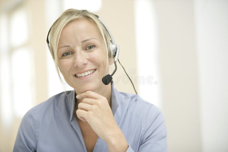 Receptionist stock photo. Image of discussion, communication - 10806056