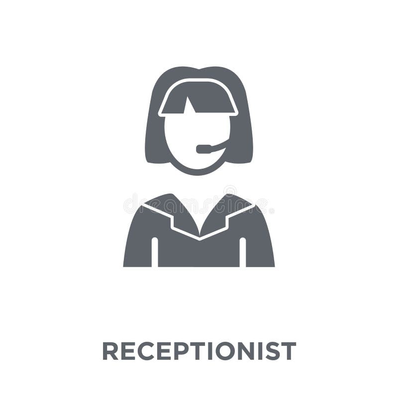 Receptionist Icon from Hotel Collection. Stock Vector - Illustration of ...