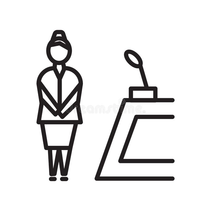 Outline Receptionist Stock Illustrations – 1,767 Outline Receptionist ...