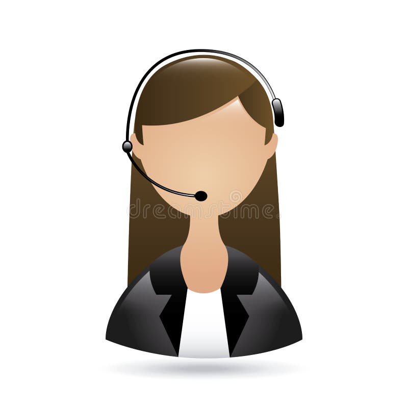 Businesswoman Portrait Silhouette, Female Icon Stock Vector ...