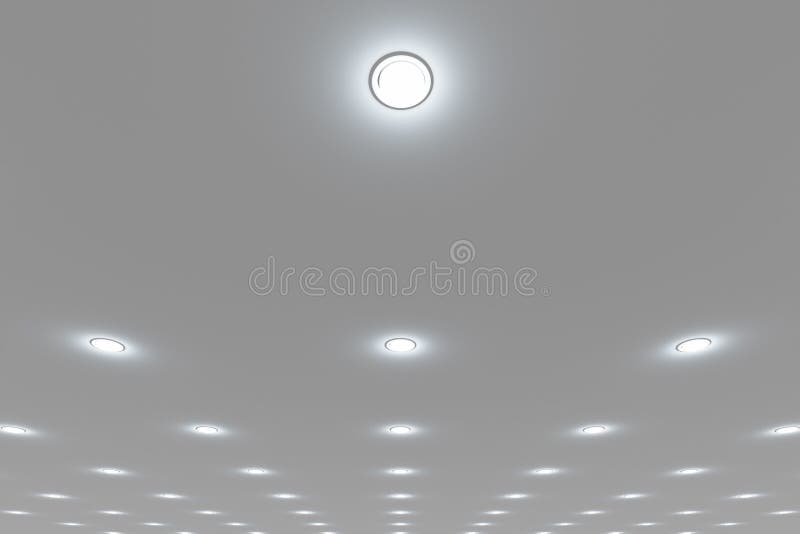 Recessed ceiling lights stock photo. Image of interior - 313793342
