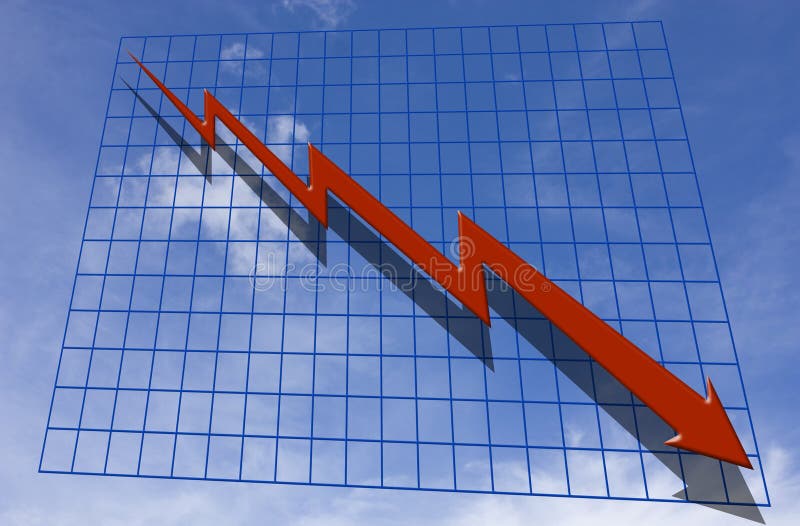 Downward Graph Stock Illustrations – 9,863 Downward Graph Stock ...
