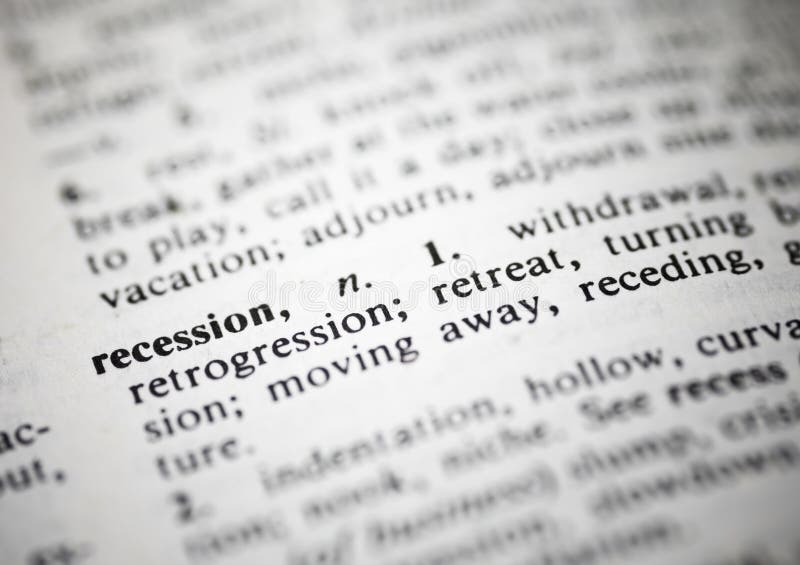 Recession in dictionary stock image. Image of focus, book - 4107799