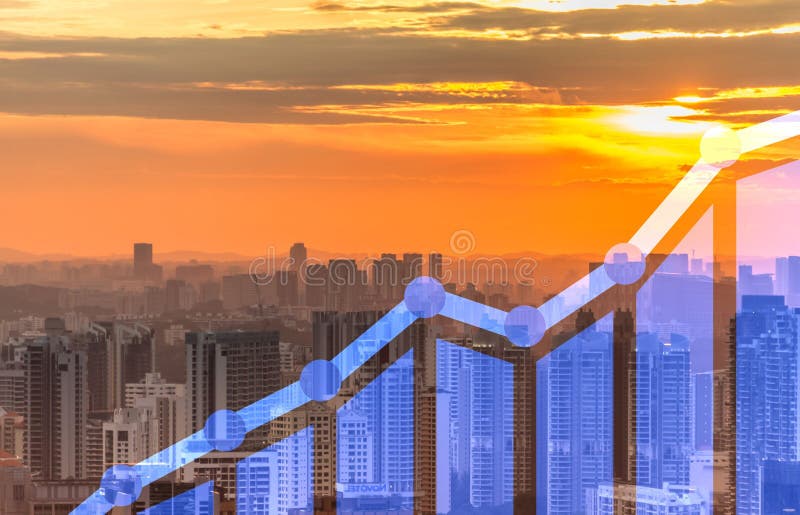 Recession and Crisis Concept with Decline Chart Stock Photo - Image of ...