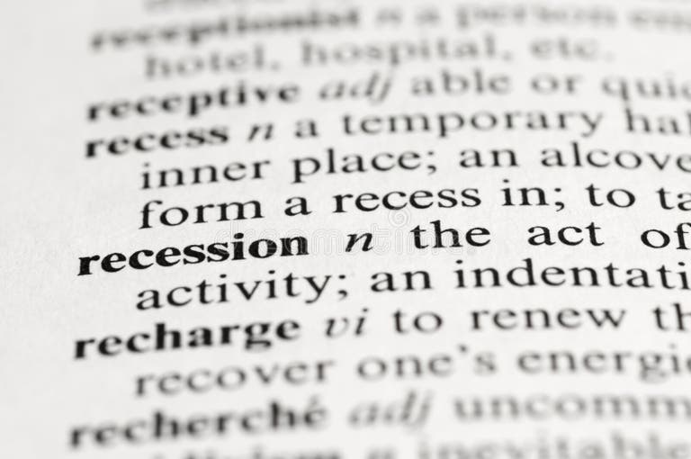 Recession stock photo. Image of inflation, text, bank - 34612162