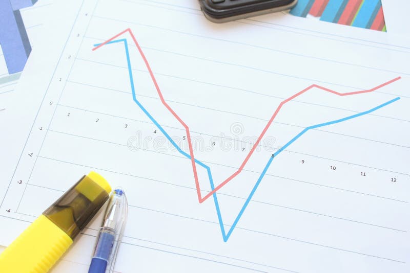 The Recession, Stagnation and Recovery Stock Photo - Image of graphics ...