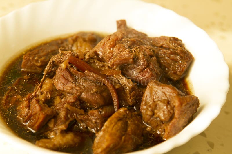 Receta Filipina De Adobo Humba Foto de archivo - Imagen de sano, gordo ...