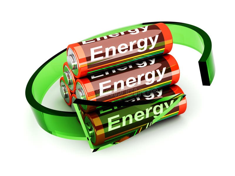 Rechargable Batteries stock illustration. Illustration of recharge ...