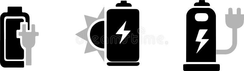 Recharge Icon Vector From Electric Vehicle Concept. Thin Line ...