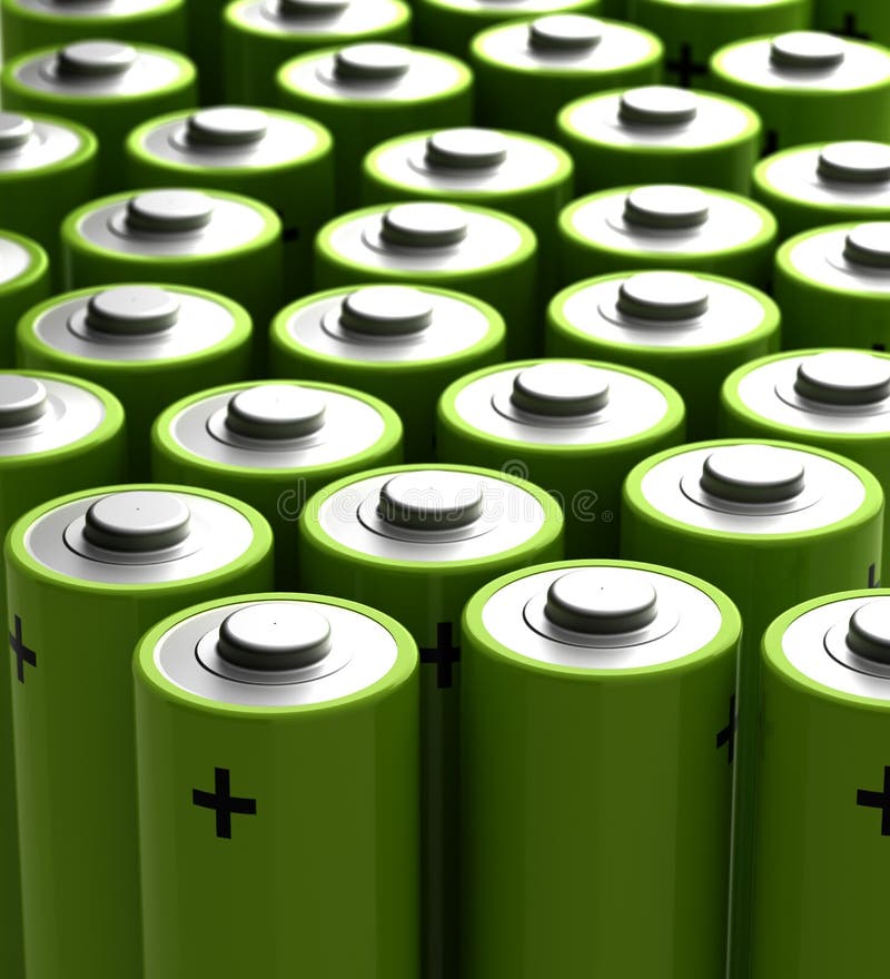 Rechargeable Battery stock illustration. Illustration of metal - 58726305
