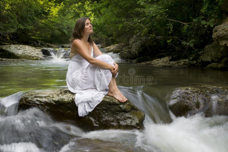 Recharging with Nature stock image. Image of merging - 25288501