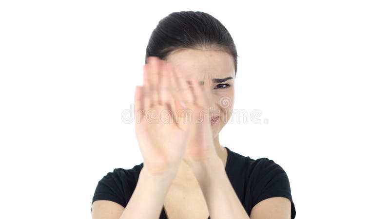 Rechazo, Negando a La Mujer En Oficina Metrajes - Vídeo de muchacha ...