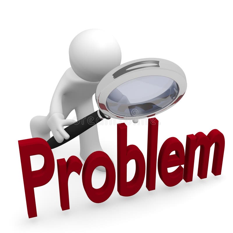 Problème Recherche Vectoriel Symbole Rechercher Erreur Isolée En Arrière-plan Blanc Illustration ...