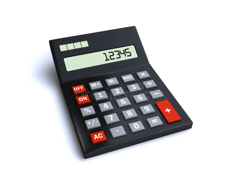Rechner stock abbildung. Illustration von getrennt, elektronisch - 15340905