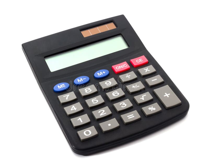 Rechner stockbild. Bild von schule, blau, rechner, getrennt - 48486109