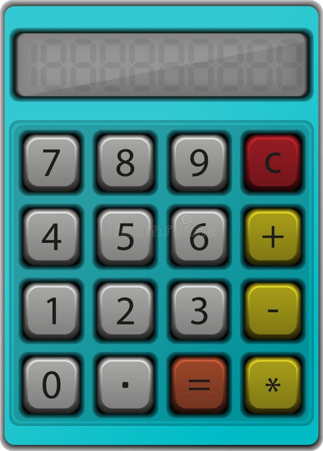 Rechner vektor abbildung. Illustration von besetzung - 71354747