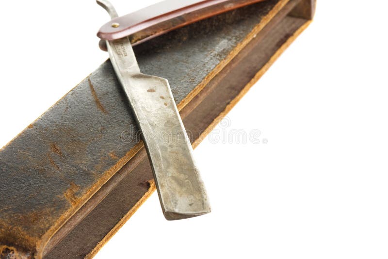 Oud scheermes stock afbeelding. Afbeelding bestaande uit scheermes ...