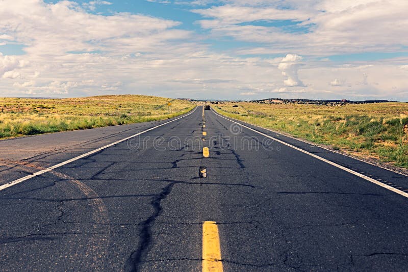 Rechte Weg Op Kasteelvallei, Moab, Utah Stock Foto - Image of ...