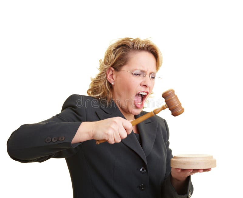 Rechter en hamer stock afbeelding. Image of aantrekkelijk - 29435813