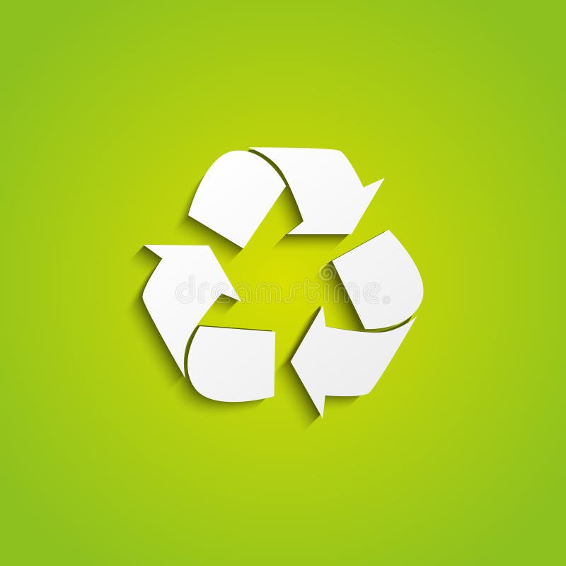 Reciclaje Del Diagrama Con Basura Y El Poner Letras Ilustración del ...