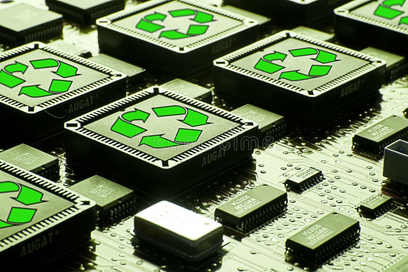 Recicle foto de archivo. Imagen de futuro, icono, fondo - 7834748