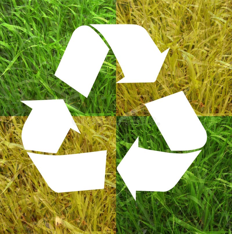 Recicle el mundo ilustración del vector. Ilustración de carbono - 1320220