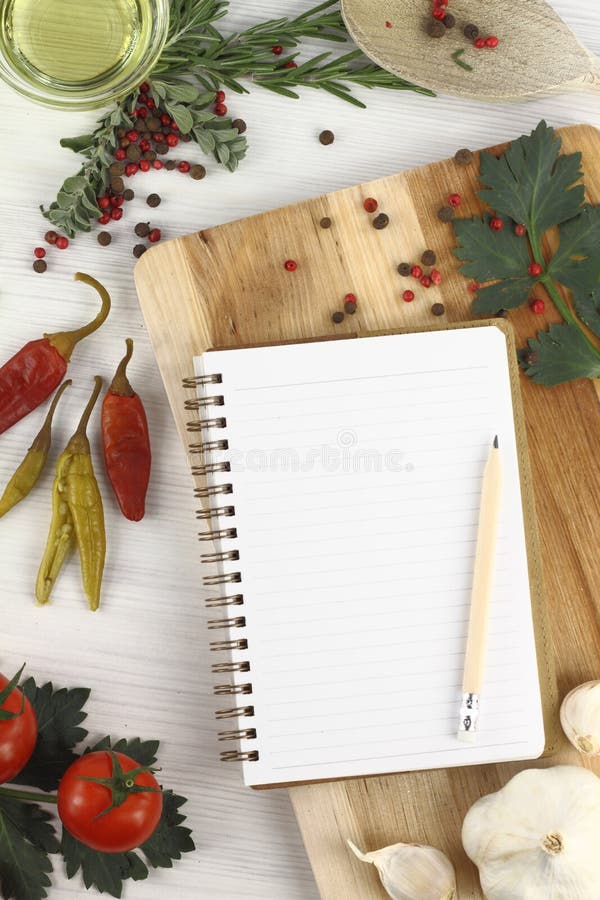 Recipe Book stock photo. Image of empty, blank, horizontal - 27202366