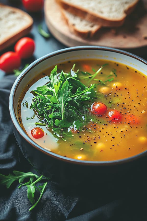 Recipe for Delicious Chickpea Stew Featuring Steaming Hot Aromatic Stew ...