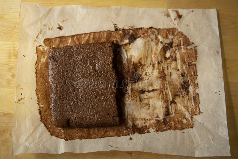 Delicious Dark Chocolate Sponge Cake Stock Image - Image of plate ...