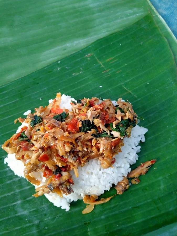 Recipe Grilled Rice with Tuna and Basil Stock Photo - Image of soup ...