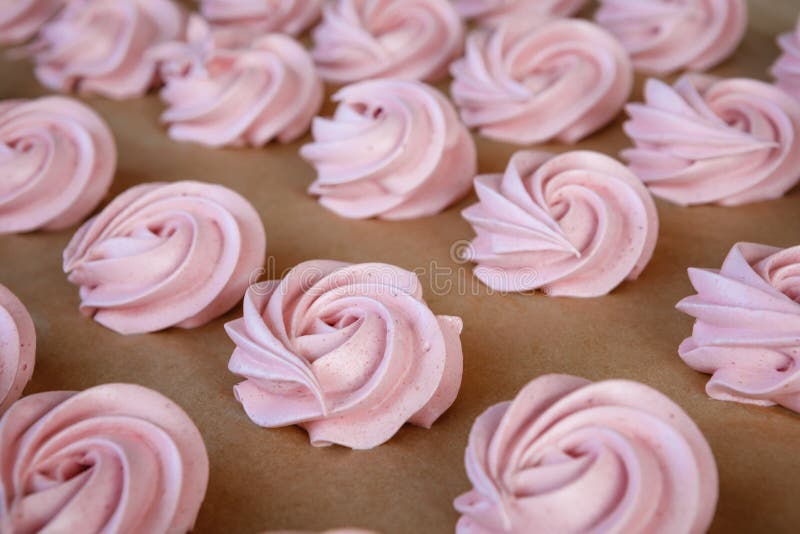 The Recipe for Home-made Russian Marshmallows Zephyr. Stock Image ...