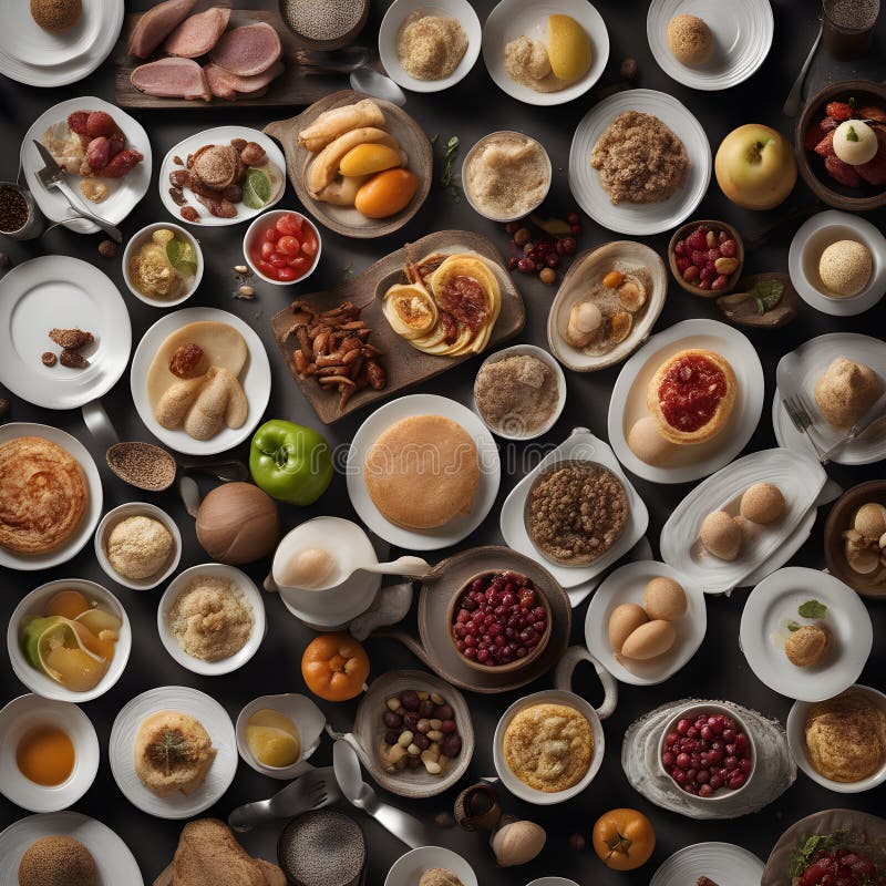 Recipe Ingredients Selection Stock Photo - Image of healthy ...