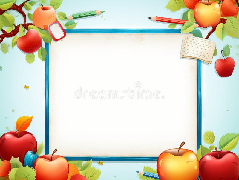 Recipe or Menu Background with Copy Space Stock Image - Image of ...