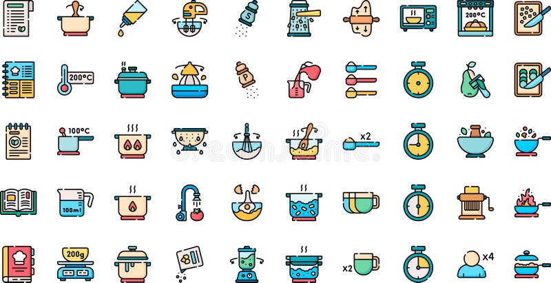 Recipes Icon High-Quality Vector Icons Collection with Editable Stroke ...