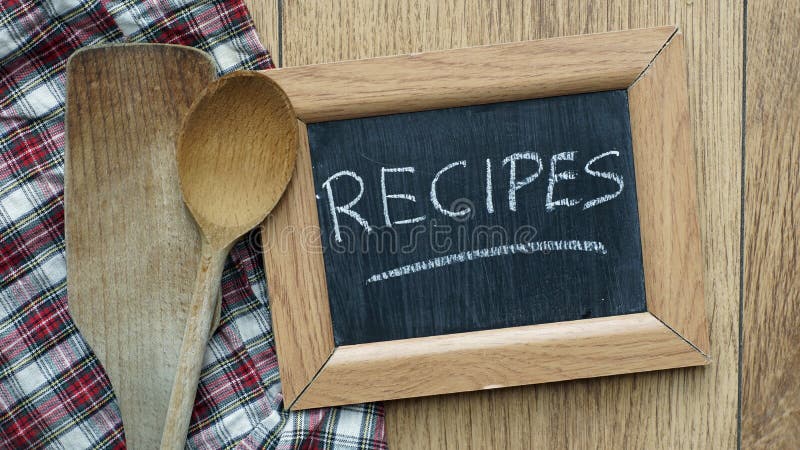 Recipes written stock image. Image of food, cooking, culinary - 50704269