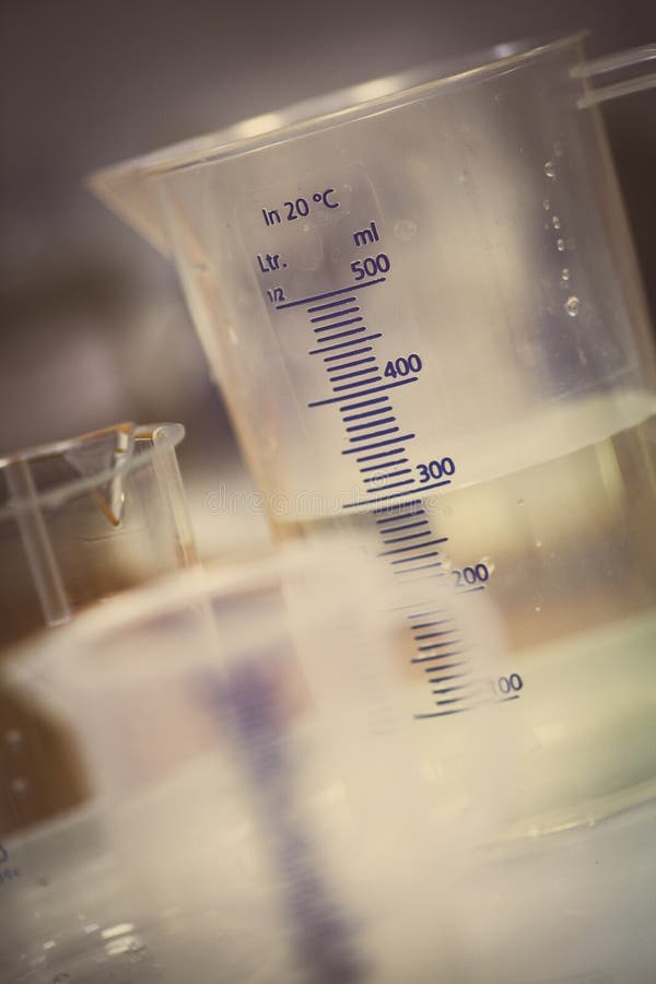 Recipients in Chemistry Lab Stock Photo - Image of sizes, flask: 68613534