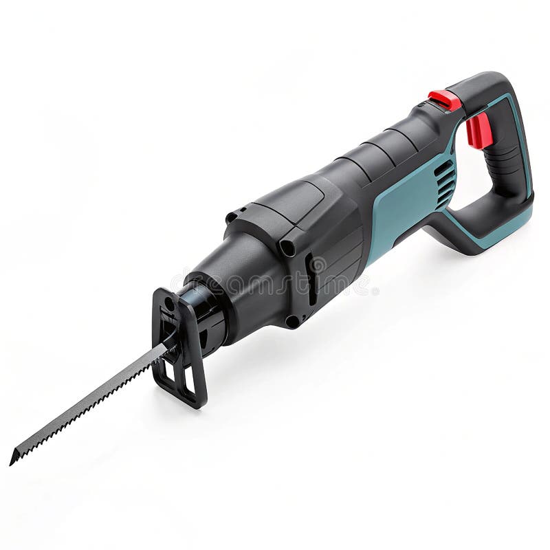 Reciprocating Saw with Anti-vibration Technology Stock Illustration ...