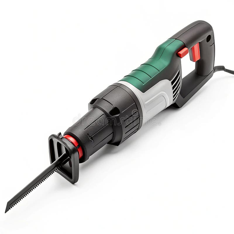 Reciprocating Saw with Anti-vibration Technology Stock Illustration ...