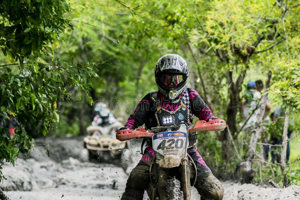Reckless Enduro Racing Driver Editorial Stock Image - Image of race ...
