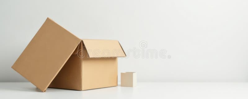 Reclaimed Cardboard Box Storage on White Surface, Cardboard, Cardboard ...