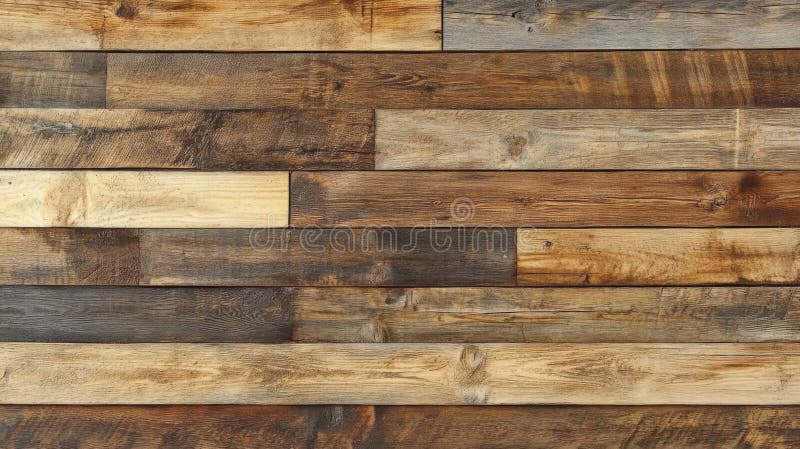 Reclaimed Wood Paneling Horizontal Grain Texture Stock Illustration ...