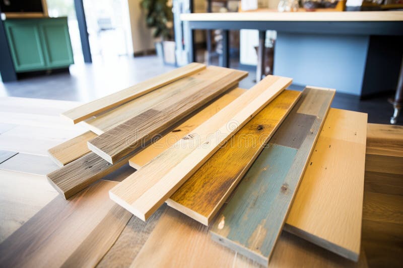 Reclaimed Wood Planks Stacked for Flooring Stock Photo - Image of ...