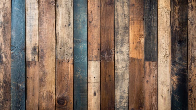 Reclaimed Wood Wall Paneling Rustic Texture Stock Illustration ...