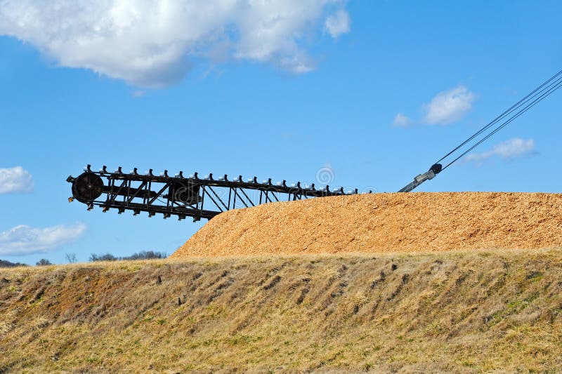 Reclaimer Boom stock photo. Image of facility, manufacture - 38586588
