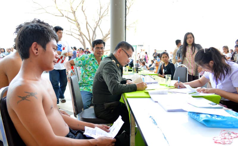 Reclutamiento De Los Soldados Foto editorial - Imagen de tailandia ...