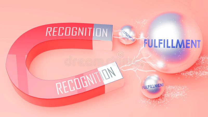 Recognition that Attracts Fulfillment Stock Illustration - Illustration ...
