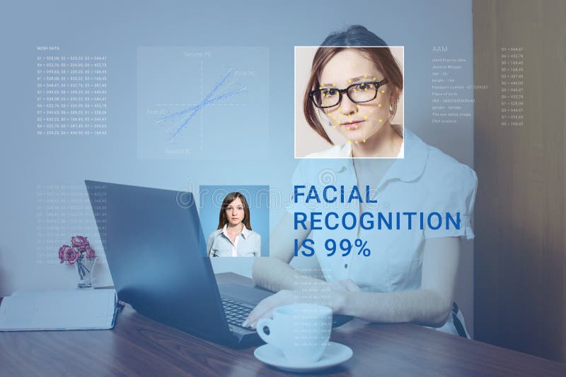 Recognition Of Female Face. Biometric Verification And Identification ...