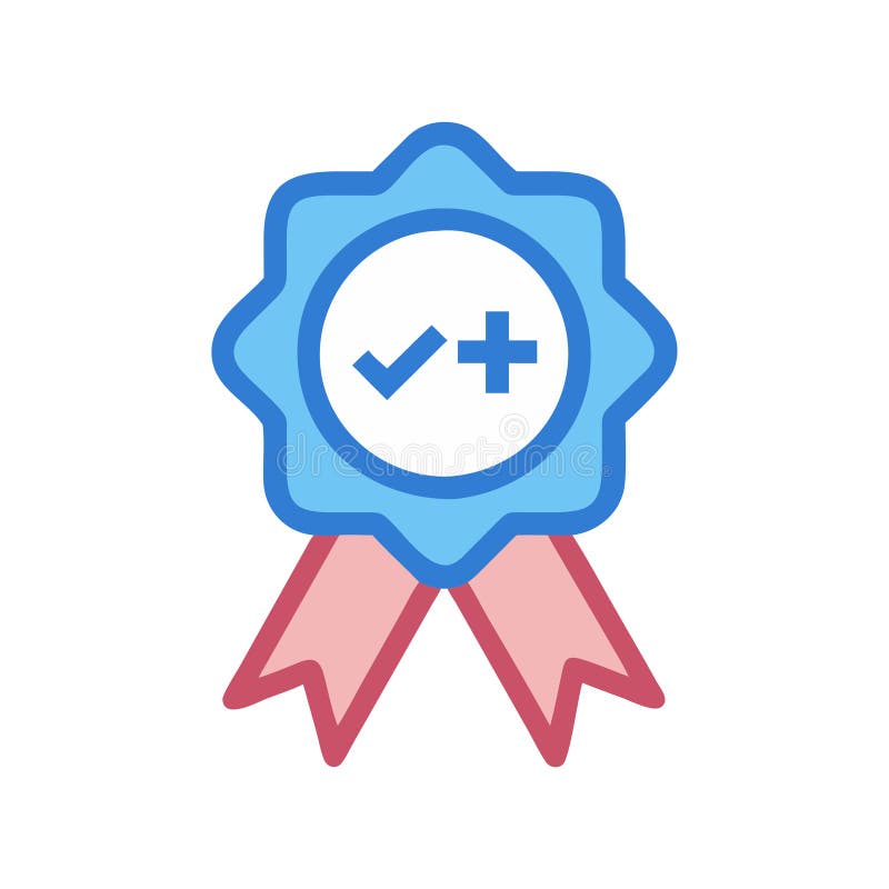 Recognition Icon for Math Success Stock Vector - Illustration of ...