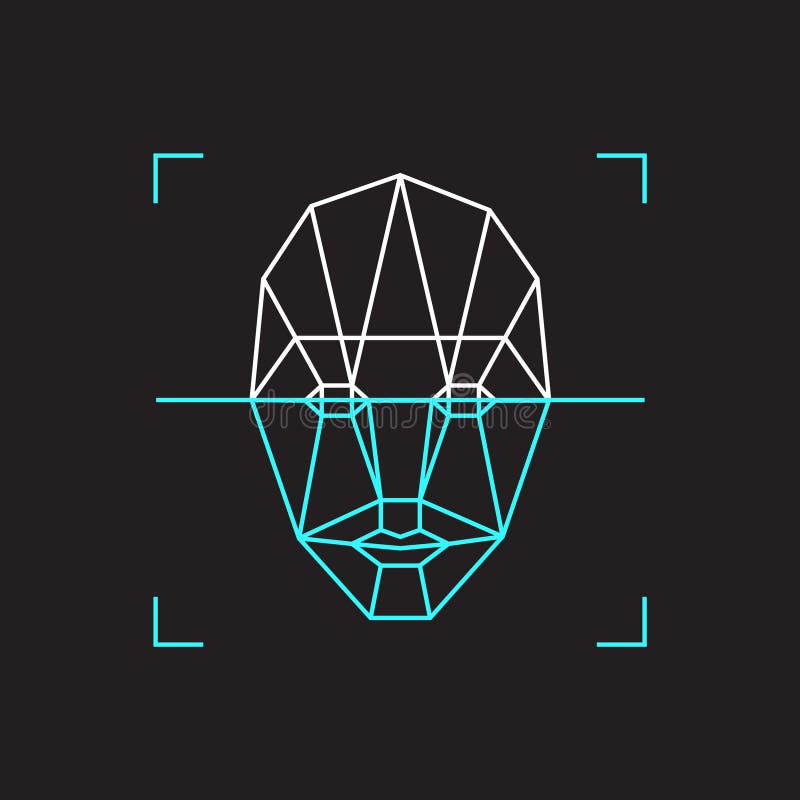Icon of Identity Biometric Verification Sign. Face Recognition System ... Icon of Identity Biometric Verification Sign. Face Recognition System ...