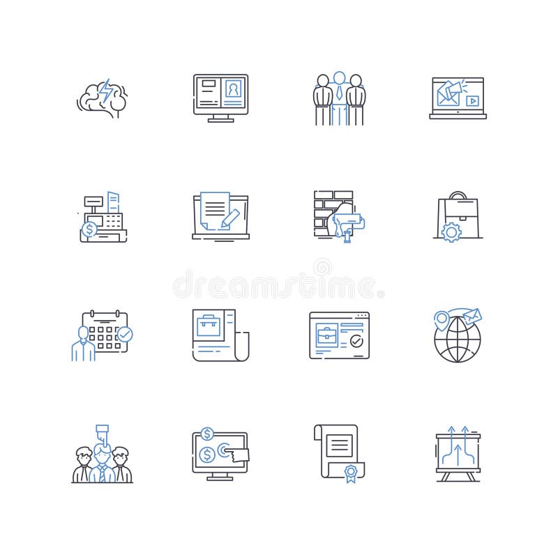 Recognition Line Icons Collection. Appreciation, Acknowledgment, Praise ...